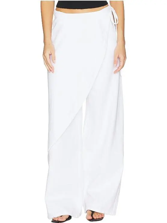 DL1961 Dl Aura Zoie Relaxed Wrap Pants In . Also - White
