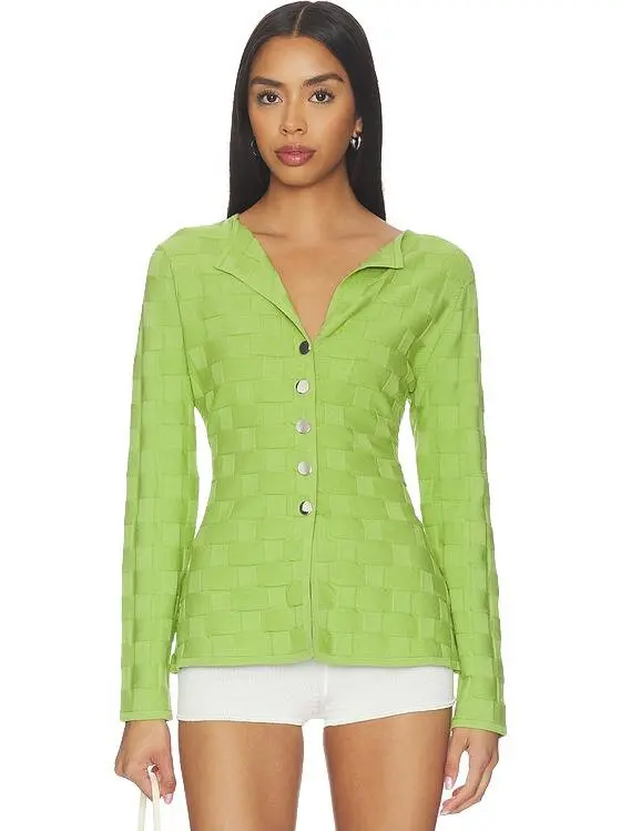 ALIGNE Olsen Knitted Shirt - Green