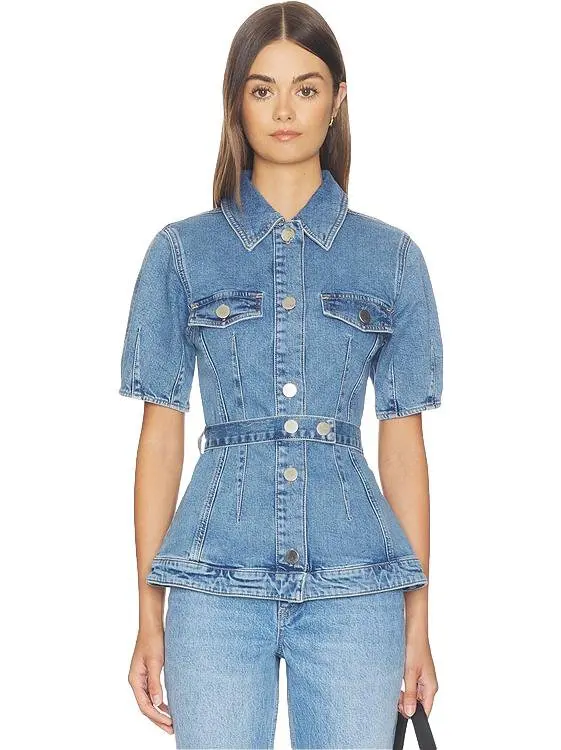 ALIGNE Jette Denim Shirt - Blue