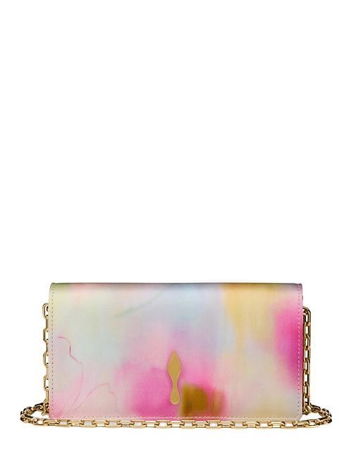 CHRISTIAN LOUBOUTIN Bettina Botanica Satin Clutch - Multi/gold