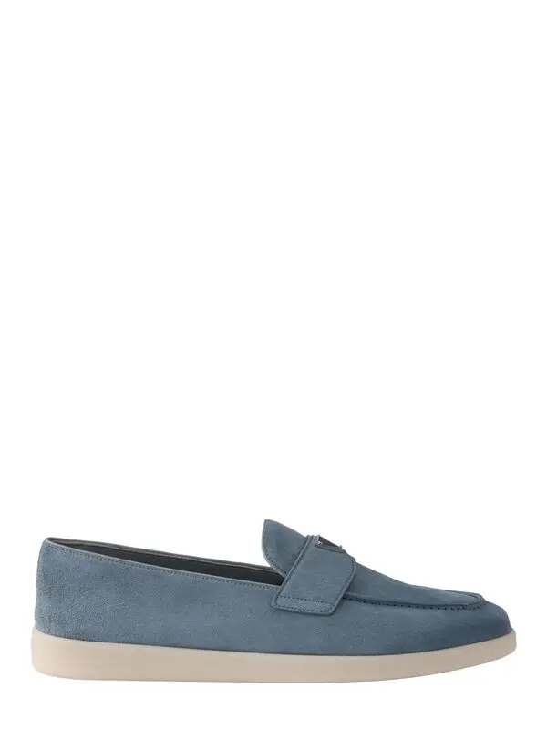 Prada Suede Loafers - Blue