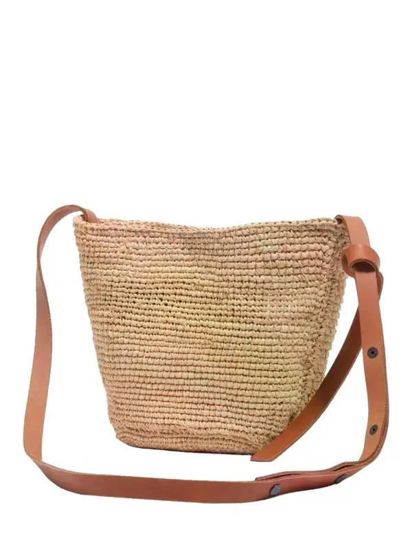 Bimba Y Lola Small Woven Shoulder Bag - Neutrals