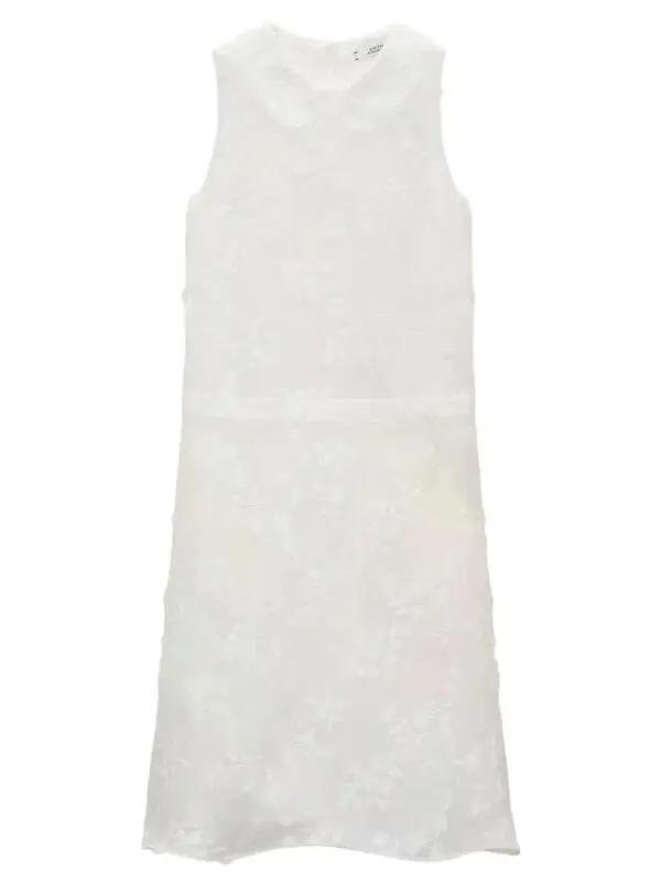 Dorothee Schumacher Sleeveless Floral Embroidered Mini Dress - White