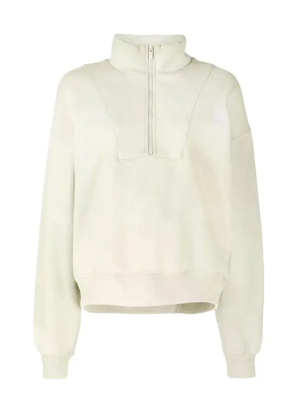 Fear Of God Zip-front Funnel Neck Jumper - Green