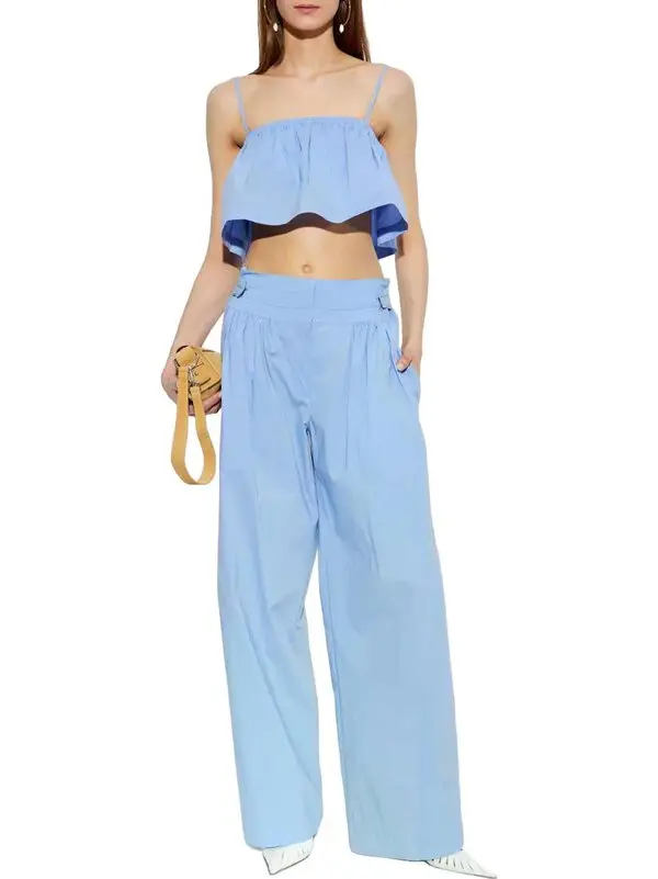 IRO PARIS Pleated Trousers - Blue
