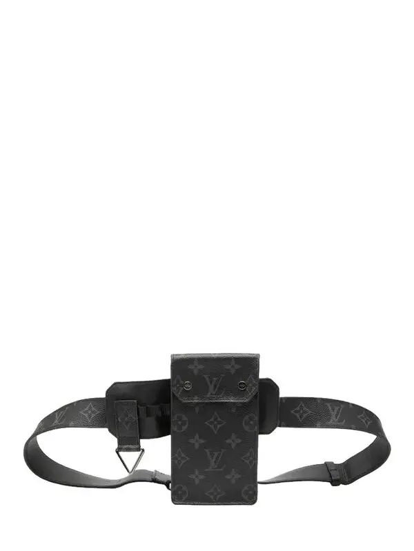 LOUIS VUITTON Monogram Eclipse Utility Belt Bag - Black