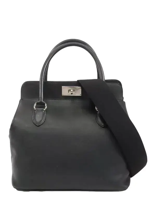 Hermès 2011 Swift Toolbox 26 Satchel - Black