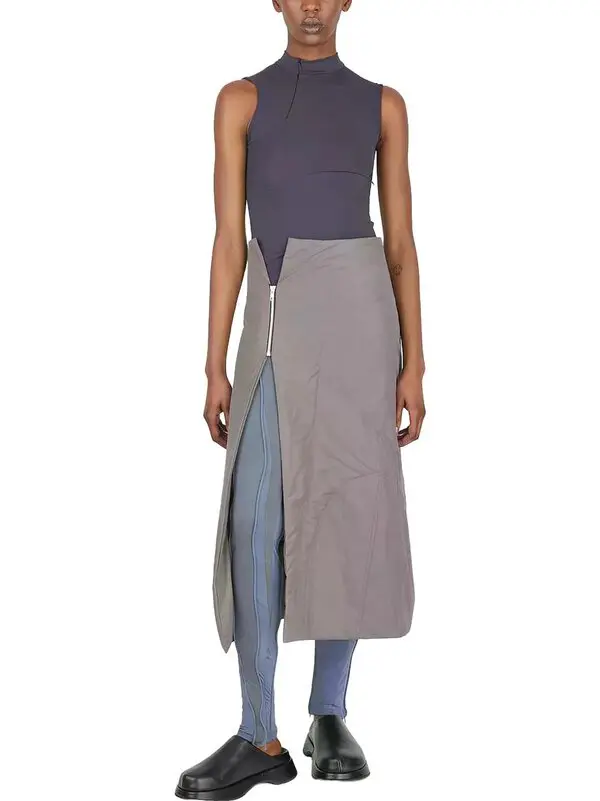RUSFRCADE Rusfarcade Color Block Seam Trousers - Blue