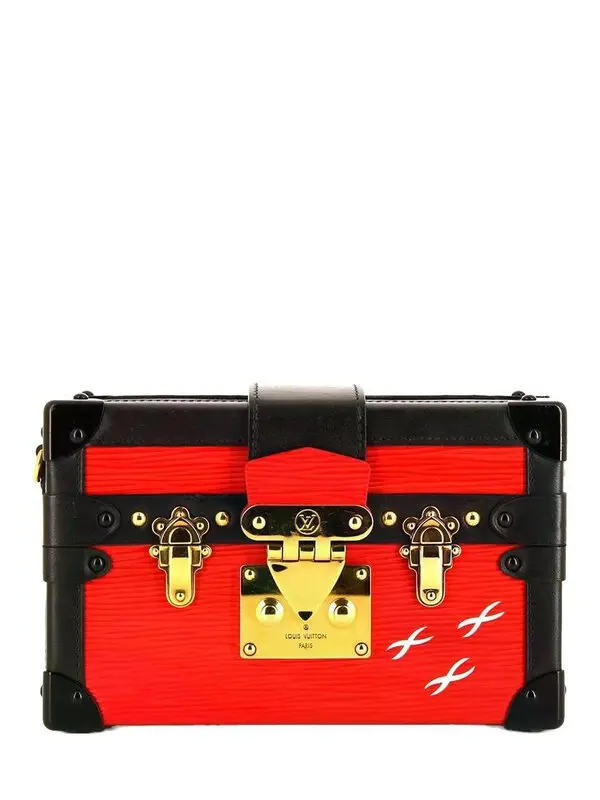 LOUIS VUITTON Petite Malle Shoulder Bag - Red