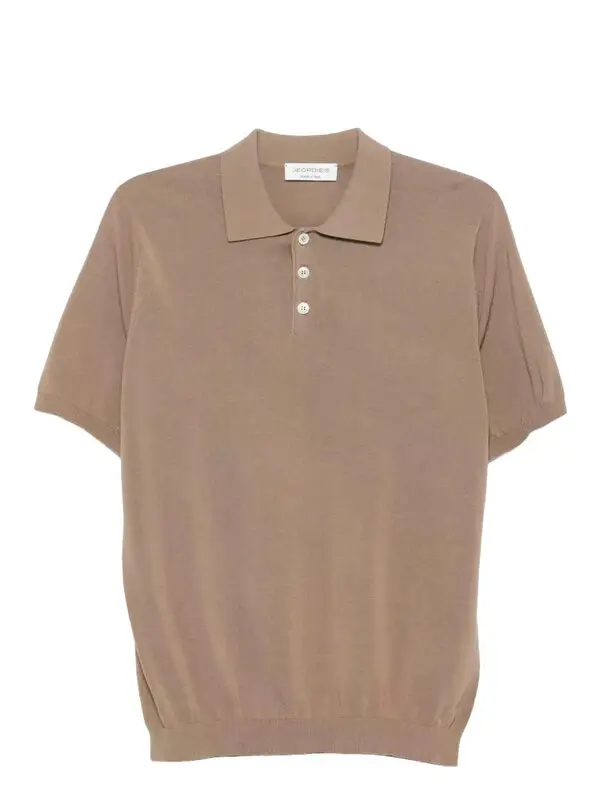 JEORDIE'S Short-sleeve Polo Shirt - Neutrals