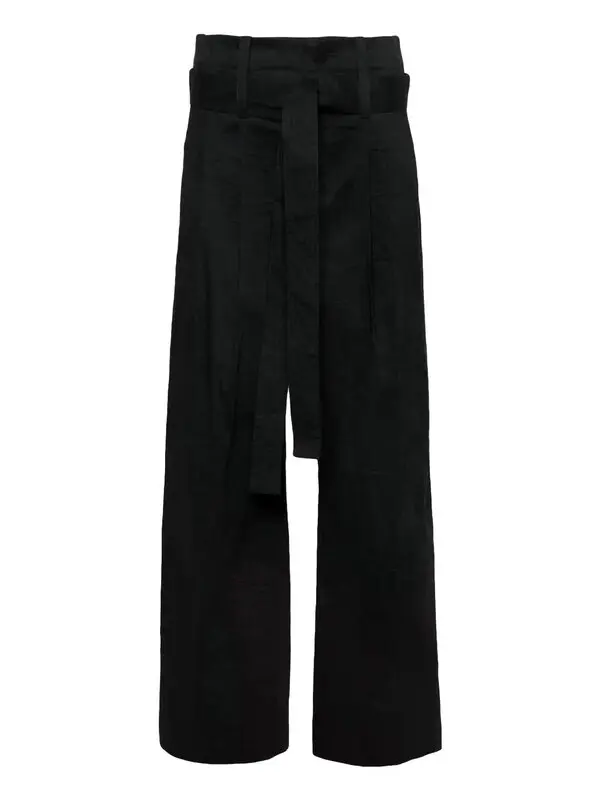 Issey Miyake Shaped Membrane Trousers - Black