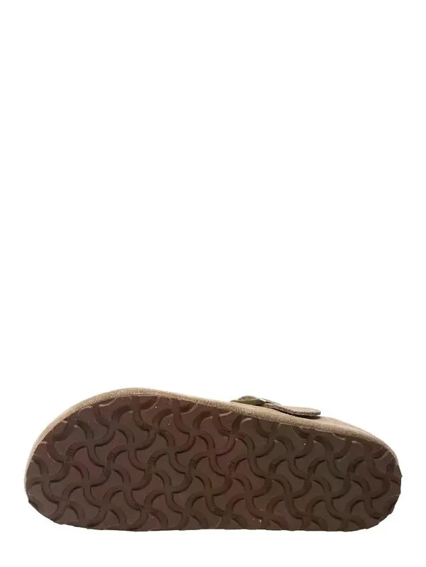 BIRKENSTOCK London Shearling Suede Slip-on Shoes - Neutrals