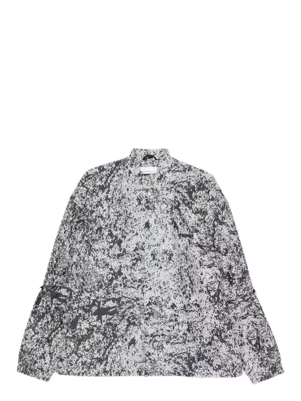 PEACEMAKER OAMC Shirt Jacket With Splatter Print - Grey