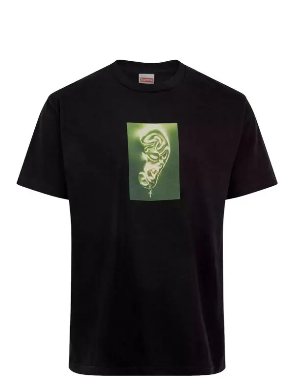 Supreme Ear Printed T-shirt - Black
