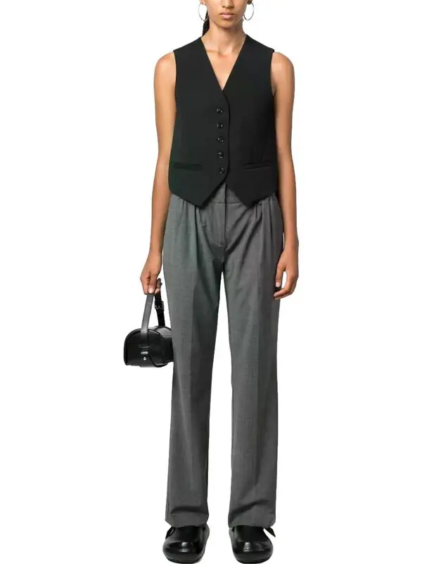 THE GARMENT High-waisted Tailored Trousers - Grey