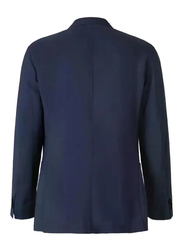 Boglioli Single-breasted Notched-lapel Blazer - Blue