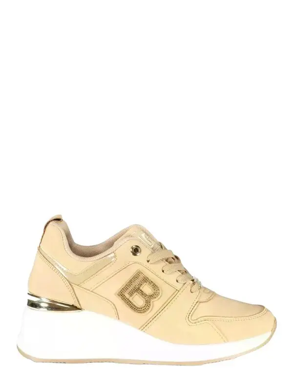 LAURA BIAGIOTTI Logo Detail Sneakers - Neutrals