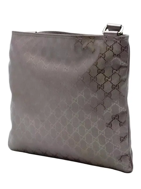 Gucci Gg Imprime Crossbody Bag - Gold