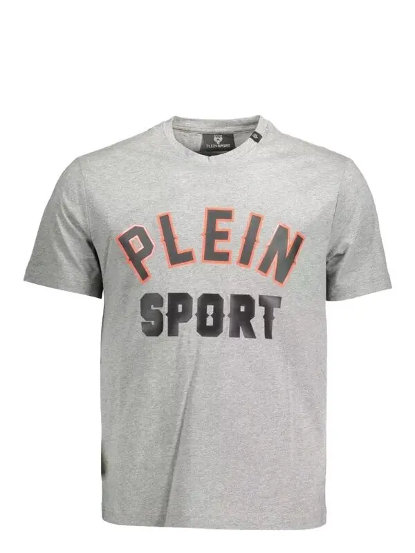 PLEIN SPORT Logo-print T-shirt - Grey