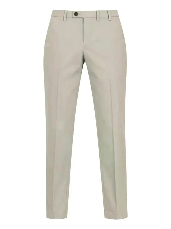 MICHAEL COAL Pressed Crease Trousers - Neutrals