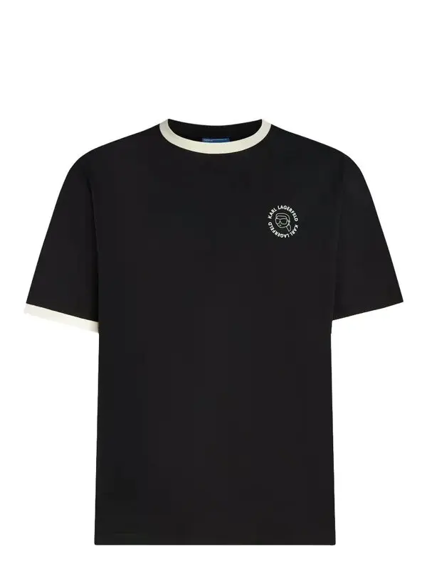 Karl Lagerfeld Logo-print T-shirt - Black