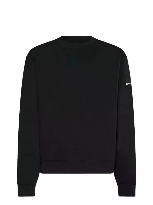 Karl Lagerfeld Logo Patch Sweatshirt - Black