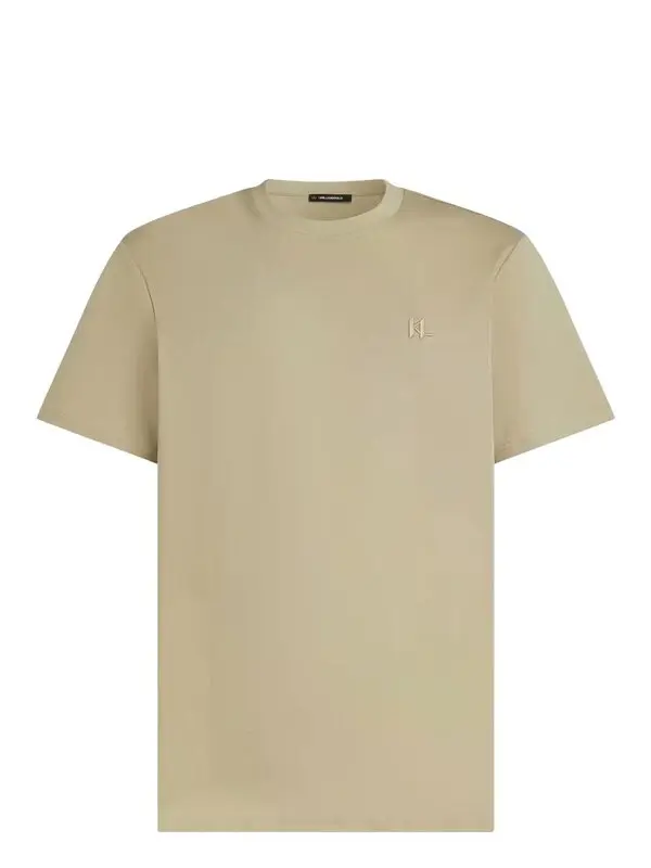 Karl Lagerfeld Cotton T-shirt - Neutrals