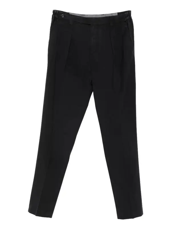 MARIANI Pleated-waistband Tailored Trousers - Blue