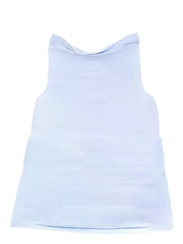 MELITTA BAUMEISTER Soft Sleeveless Ripple Top - Blue