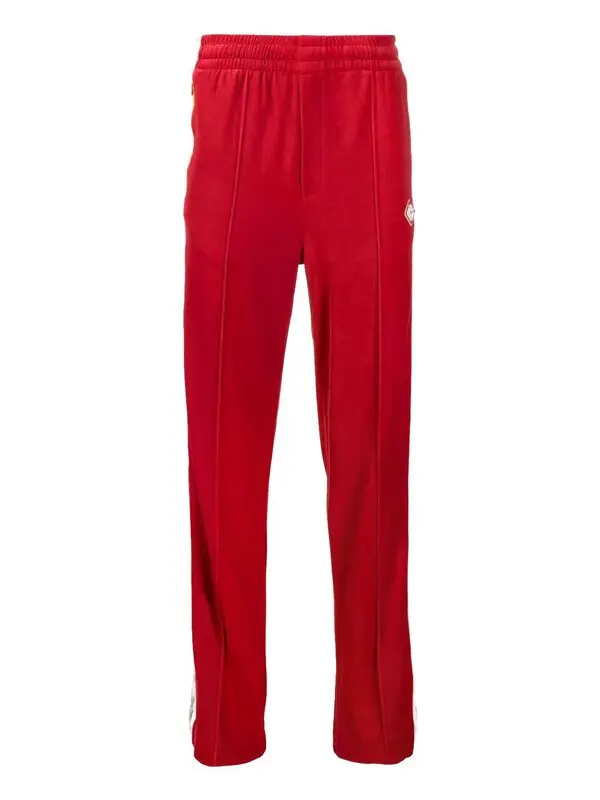 Casablanca Logo-patch Striped Track Pants - Red