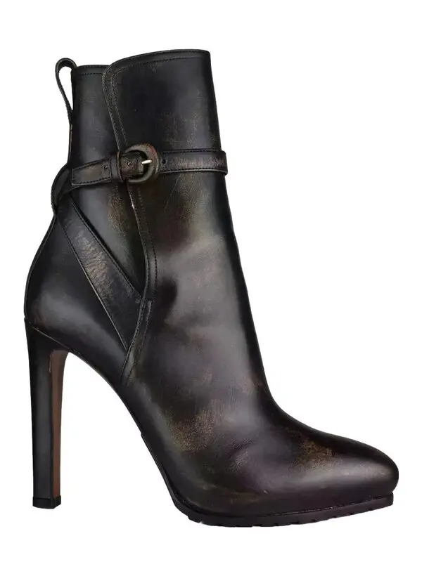 Ralph Lauren Recelle Buckle-strap Boots - Brown