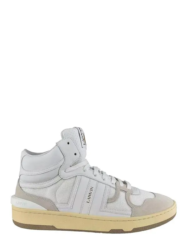 LANVIN High-top Clay Sneakers - White