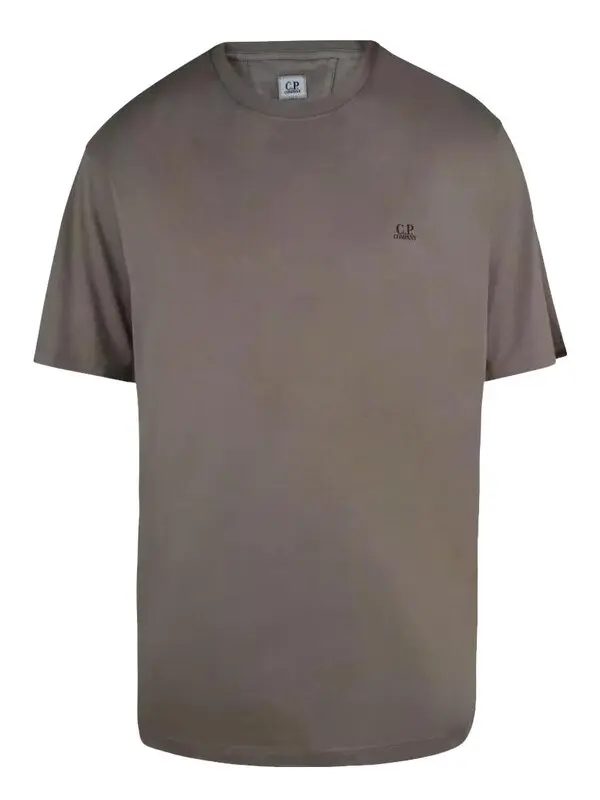C.P. COMPANY Goggle Cotton T-shirt - Brown