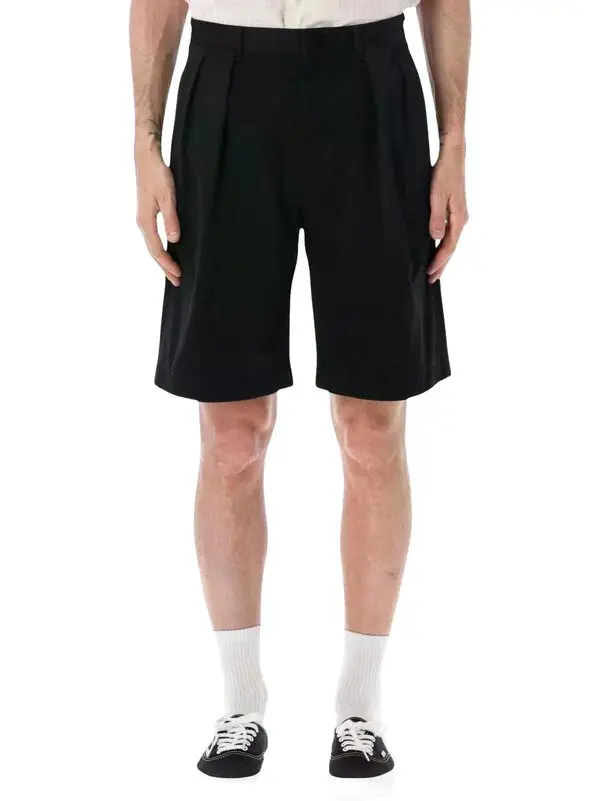 Nanamica Pleated Waistband Shorts - Black