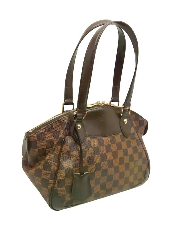 LOUIS VUITTON 2010 Damier Ebene Verona Pm Satchel - Brown