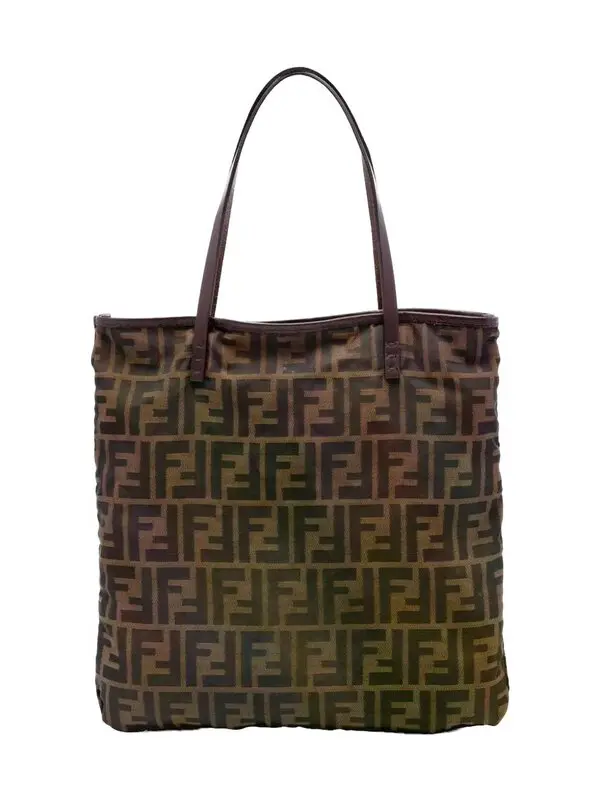 Fendi Zucca Canvas Tote Bag - Brown
