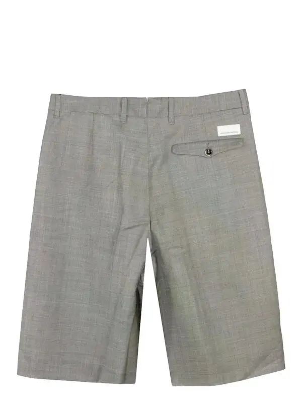 NINE:INTHE:MORNING Tailored Pleated Shorts - Grey