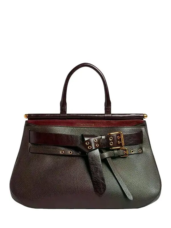 Antonio Marras Medium Tanit Buckled Tote Bag - Brown