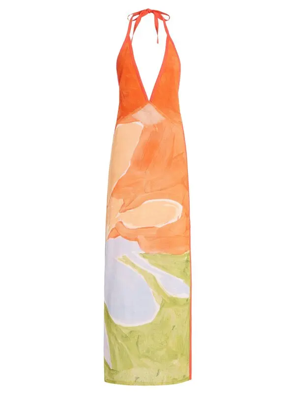Significant Other Lulu Cotton Maxi Dress - Multi