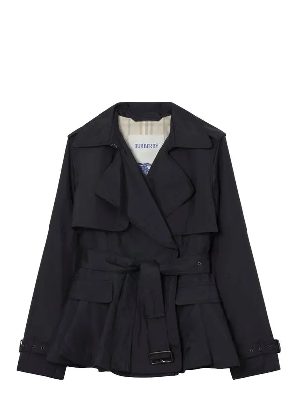 Burberry Nylon Pembury Trench Jacket - Navy