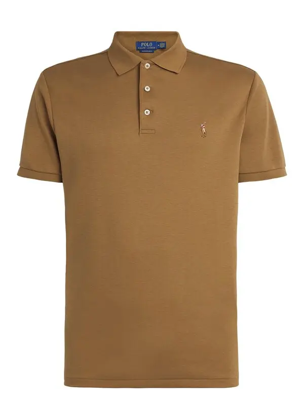 Polo Ralph Lauren Cotton Slim-fit Polo Shirt - Brown