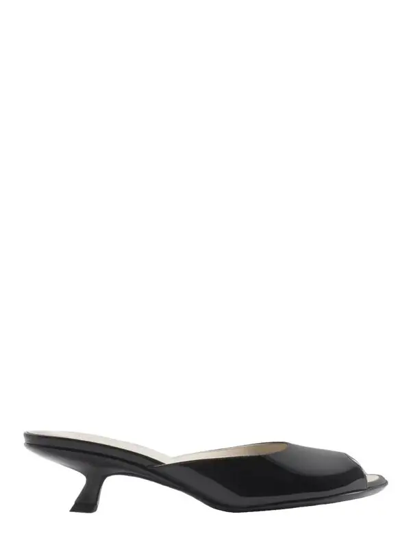 MUGLER Kitten-heel Sandals - Black