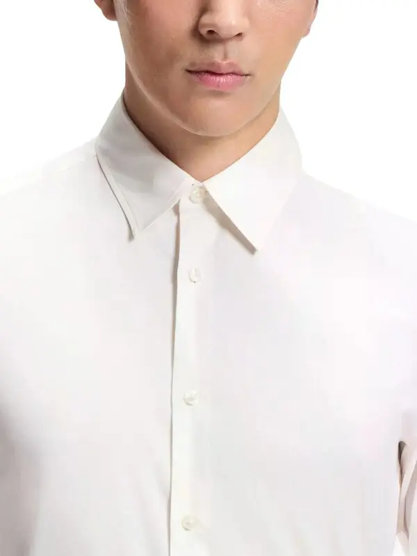 BOSS Regular-fit Stretch-fabric Shirt - Neutrals