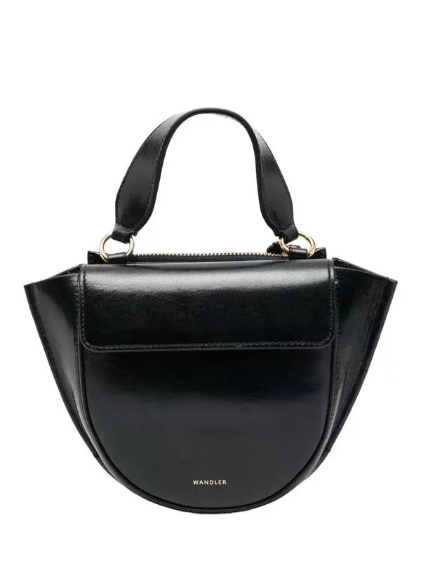 WANDLER Hortensia Piccola Leather Tote Bag - Blue