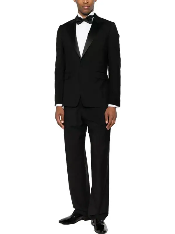 Paul Smith Satin-lapel Blazer - Black