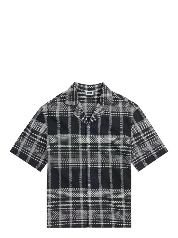 KROST Plaid-dash Bowling Shirt - Blue