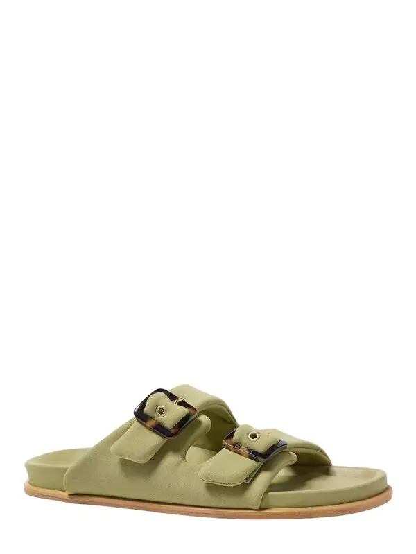 ERES Izia Buckle Mules - Green