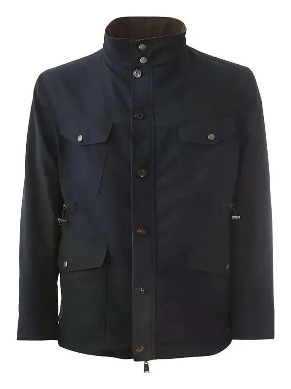 LARDINI Reversible Jacket - Blue