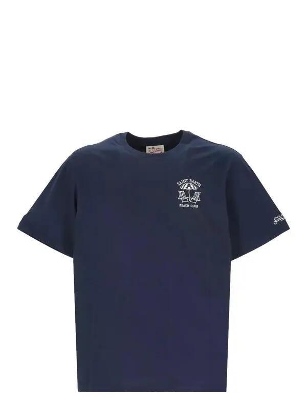 MC2 SAINT BARTH Graphic-print T-shirt - Blue