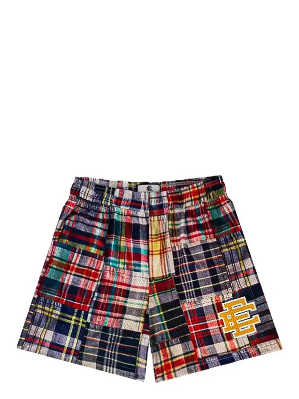 ERIC EMANUEL Ee Basic Plaid Shorts - Blue